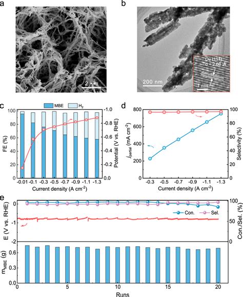 Electrocatalytic Semi Hydrogenation Performance Of The Cu Nas A Sem