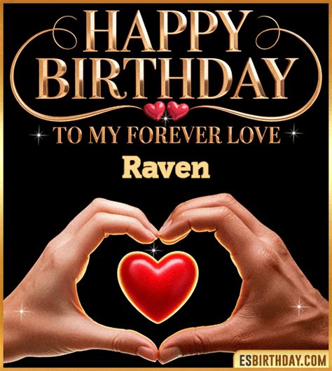 Happy Birthday Raven  🎂 Animated Images Wishes And Music 【27 S】