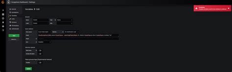 Bug Templating Template Variables Could Not Be Initialized Undefined · Issue 77 · Grafana