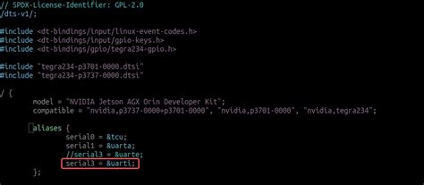 C56和c58在pinmux设置function为uarti，这个串口跟电脑能通信，设置为uarte不能通信。 Jetson Agx Orin Nvidia Developer Forums