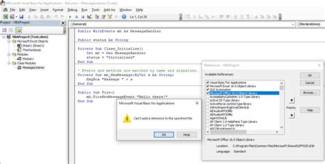 Comserver Example Cant Add A Reference To The Specified File · Issue 384 · Excel Dna