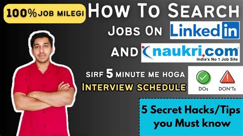 How To Search Jobs On Linkedin Get Interview Call In Just 5 Min 4 5