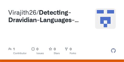 Github Virajith26 Detecting Dravidian Languages Using Nlp And Ml Classification Models