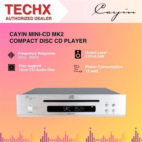 Cayin Mini Cd Mk2 Compact Disc Cd Player Shopee Malaysia