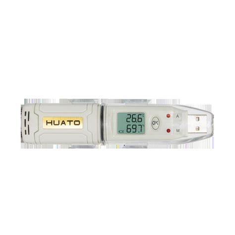 High Precision Usb Data Logger Temperature Humidity With 12 Aa 36v Lithium Battery