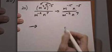How To Simplify Exponential Expressions In Basic Algebra Math