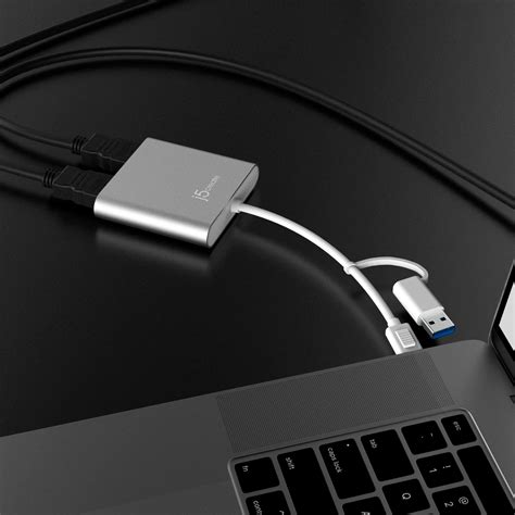 Questions And Answers J Create USB C To Dual HDMI Multi Monitor Adapter Silver JCA Best Buy