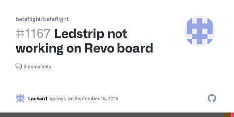 Ledstrip Not Working On Revo Board · Issue 1167 · Betaflight