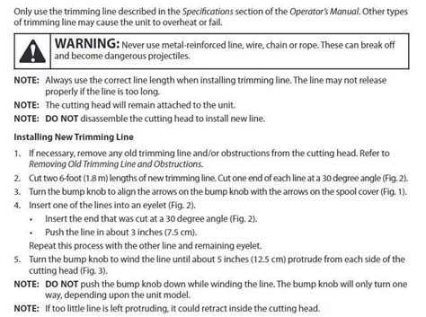 Craftsman Weed Eater String Not Sticking Community Forums