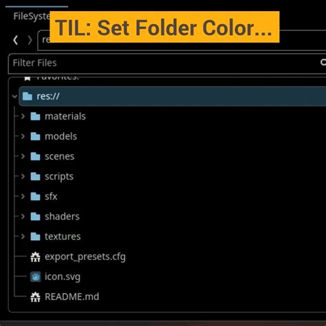 Til You Can Set Folder Colors Rgodot