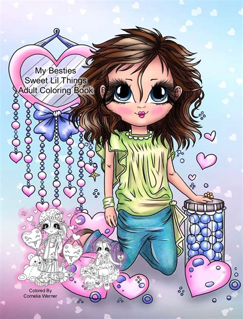 Digital Download Coloring Book Sweet Lil Things Print And Color