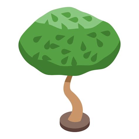 Premium Vector Rural Tree Icon Isometric Vector Garden Trim Man Plant