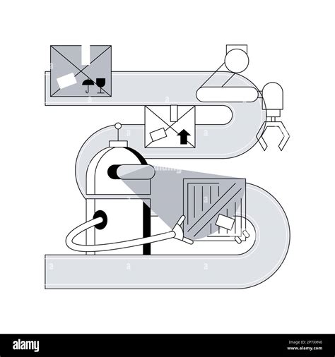 Labor Substitution Abstract Concept Vector Illustration Automated Process Man Versus Robot