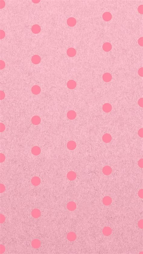 Download Premium Image Of Pink Polka Dots Mobile Wallpaper By Techi