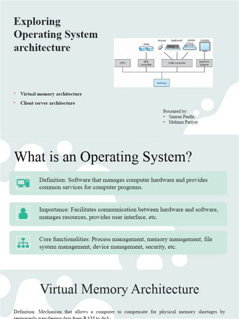 Exploring Operating System Architecture Pdf Operating System Client Server Model
