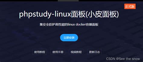 小皮面板PhPsTudy安装及使用教程linux phpstudy linux CSDN博客