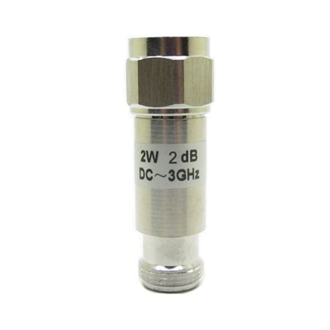 Mini Rf Coaxial Attenuator 2w 1db 40db N Type Male To Female Dc 3 0ghz 50 Ohm