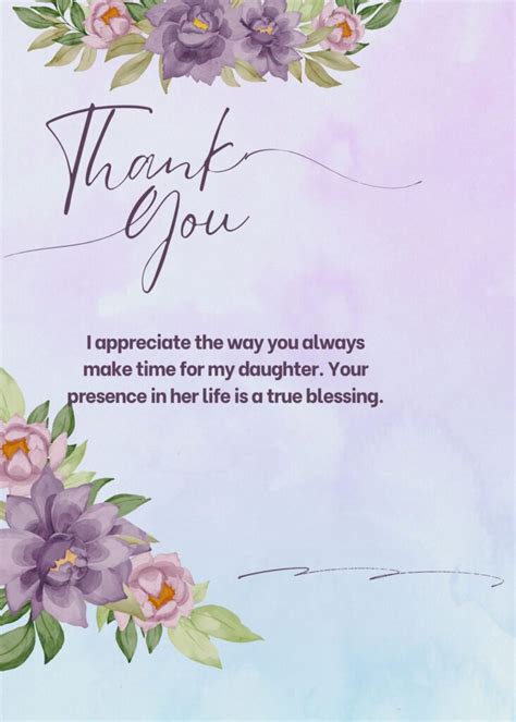 Thank You For Loving My Daughter 85 Ways To Say Thanksfully