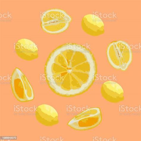 파스텔 색상에 레몬의 패턴입니다 산호 배경 노란색 한 레몬 밝은 현실 육즙입니다 개념창의적인 여름 배너 최소한의 여름 아이디어 포장 엽서 벡터 일러스트입니다 감귤류 과일에