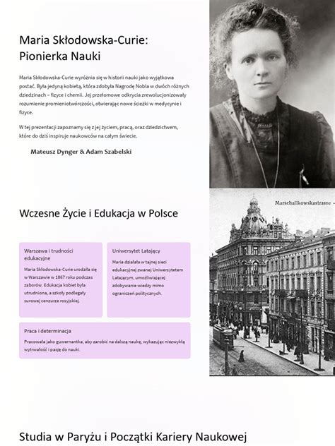 Maria Sklodowska Curie Pdf