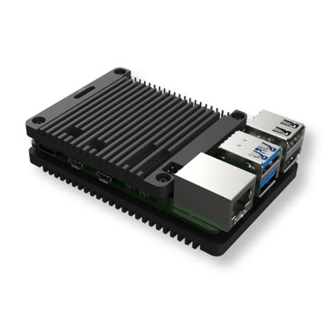 Mikrobot Open Case For Raspberry Pi 5 Cnc Aluminium With Thermo Pad