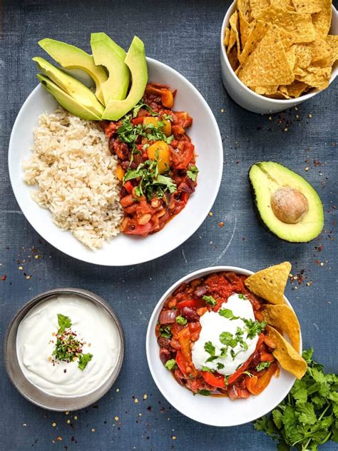 5 Bean Chilli Vegan The Real Meal Deal