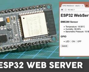 ESP Web Server Tutorial With A BME Sensor Electronics Lab Com