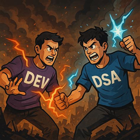 dev vs dsa understanding the balance not the battle by darshan