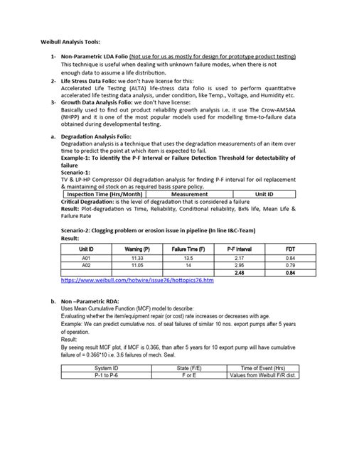 Weibull Tools Pdf Reliability Engineering Systems Theory