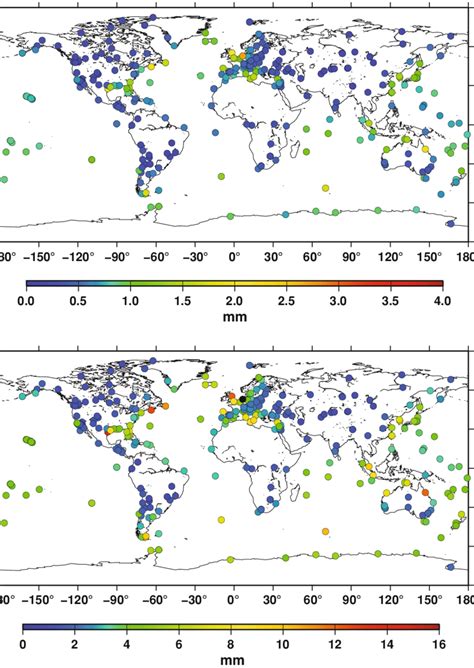 Top Panel Root Mean Square Variability Of Predicted Radial Surface