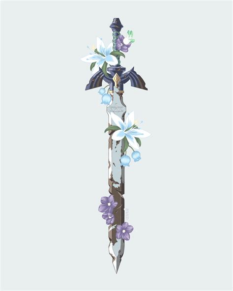 [botw][oc] Master Sword Fanart By Me R Zelda