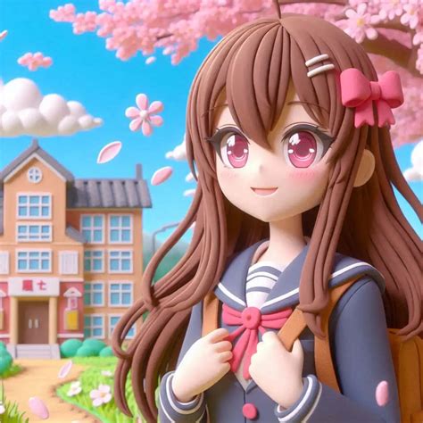 Sakura School Girl Figure Ai 작품 Pixai