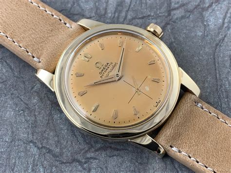 Vintage Omega Seamaster 14k Gold Filled Bumper Automatic Back In Time