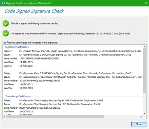 How To Check Digital Signature For A Program In Windows 1110
