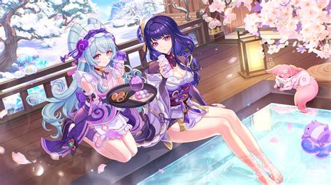Raiden Shogun Yae Miko Slime Yae Miko And Yumemizuki Mizuki