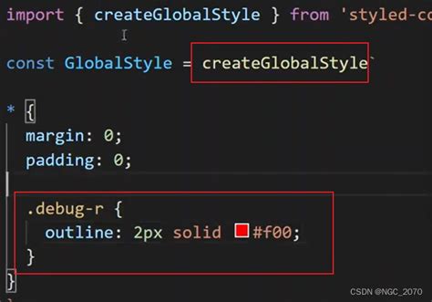 React Styled Componentscreateglobalstyle Csdn博客