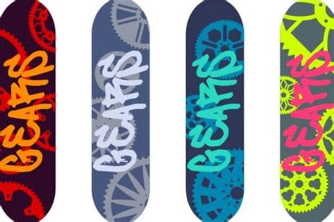 스케이트 보드 디자인 소재 벡터 Eps Uidownload