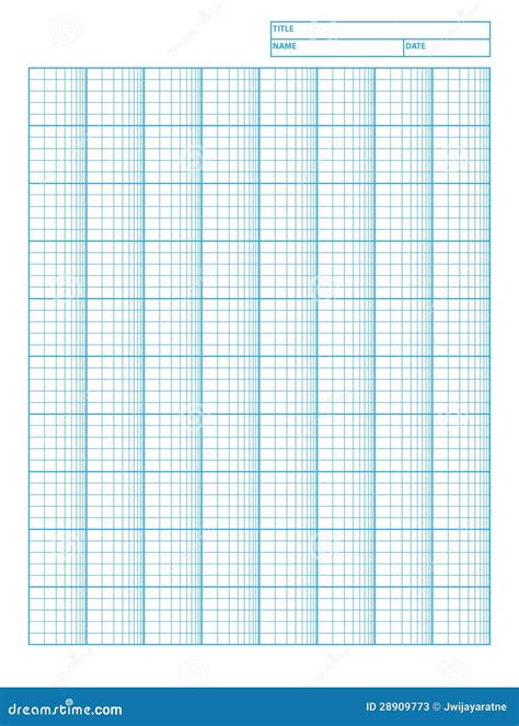 Logarithmic Engineering Graph Paper Stock Vector Illustration Of