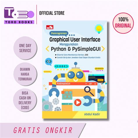 Jual Pemrograman Graphical User Interface Menggunakan Python