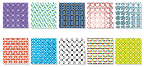 Collection Of Geometric Shapes For Vector Seamless Pattern Texture Background Vector Ornament