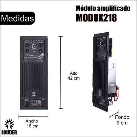 MODUX218 Módulo amplificador alta potencia para subwoofer DSP LOUDER Louder