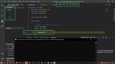 VS Code Build Run And Debug In C GeeksforGeeks