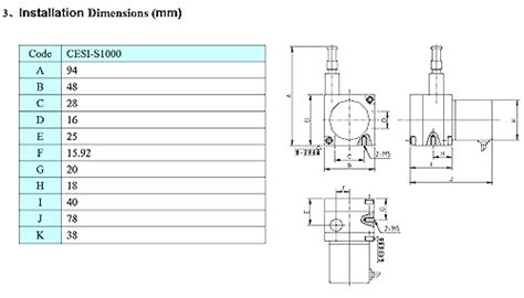 Snapklik Com 1000mm Incremental Encoder Draw Wire Linear Displacement Sensor CESI S1000