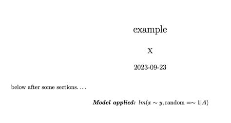 R How To Solve In Rmarkdown Pdf Error Related With Complex Centered Subtitle Tex Latex