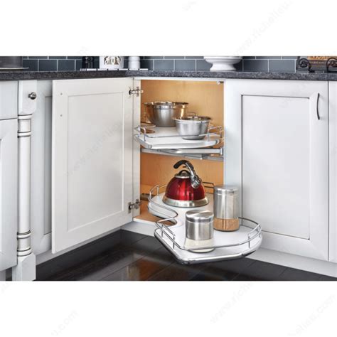Rev A Shelf Two Tier Organizer For Blind Corner Cabinet Richelieu Hardware