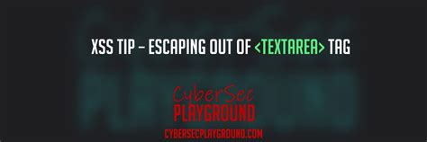 📌 Xss Tip — Escaping Out Of Tag By Cybersecplayground Medium