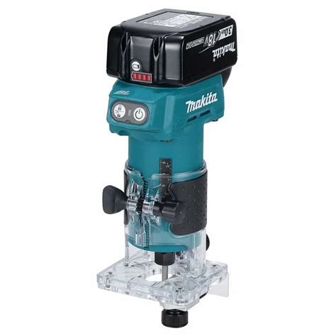 Wood Router Trimmer Machine 6mm 1 4 18v Drt52sf Cordless Makita At