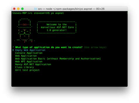 Building Projects With Yeoman — Aspnet Documentation