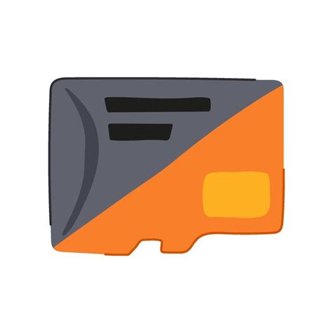 Capacity Microsd Card Cartoon Illustration 52903961 Vector Art At Vecteezy