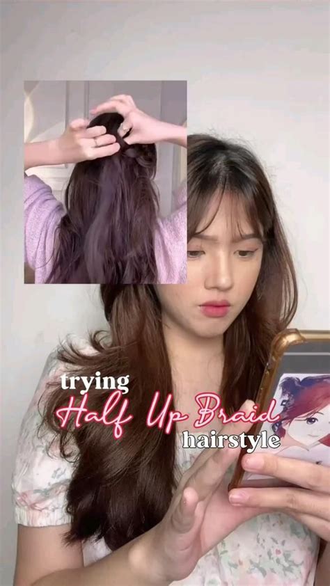Half Up Braid Hairstyle 🤎 Hair Styles Easy Hairstyles Hair Tutorial